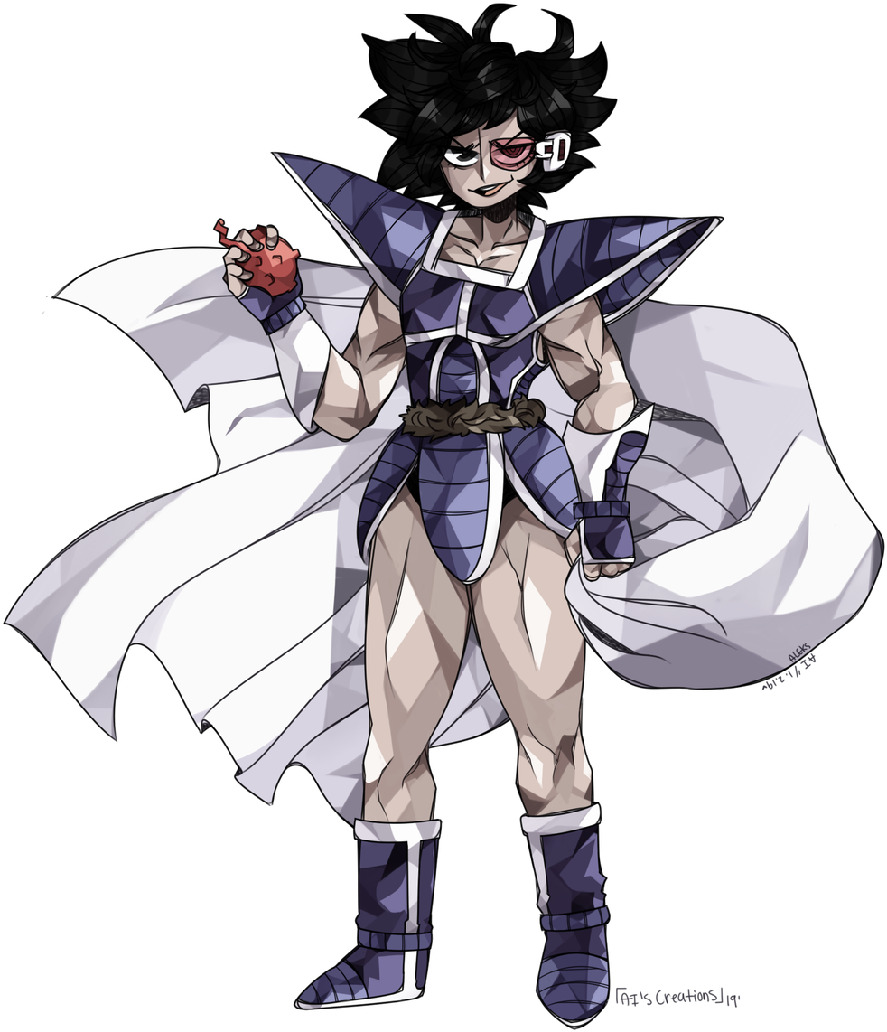 I Did A Redraw Of Explosive Evolution Turles From Dokkan - Cartoon ...
