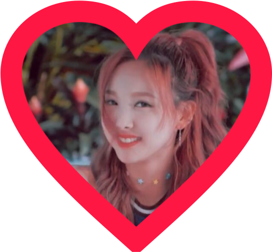 Twice Sticker Heart Clipart Large Size Png Image Pikpng