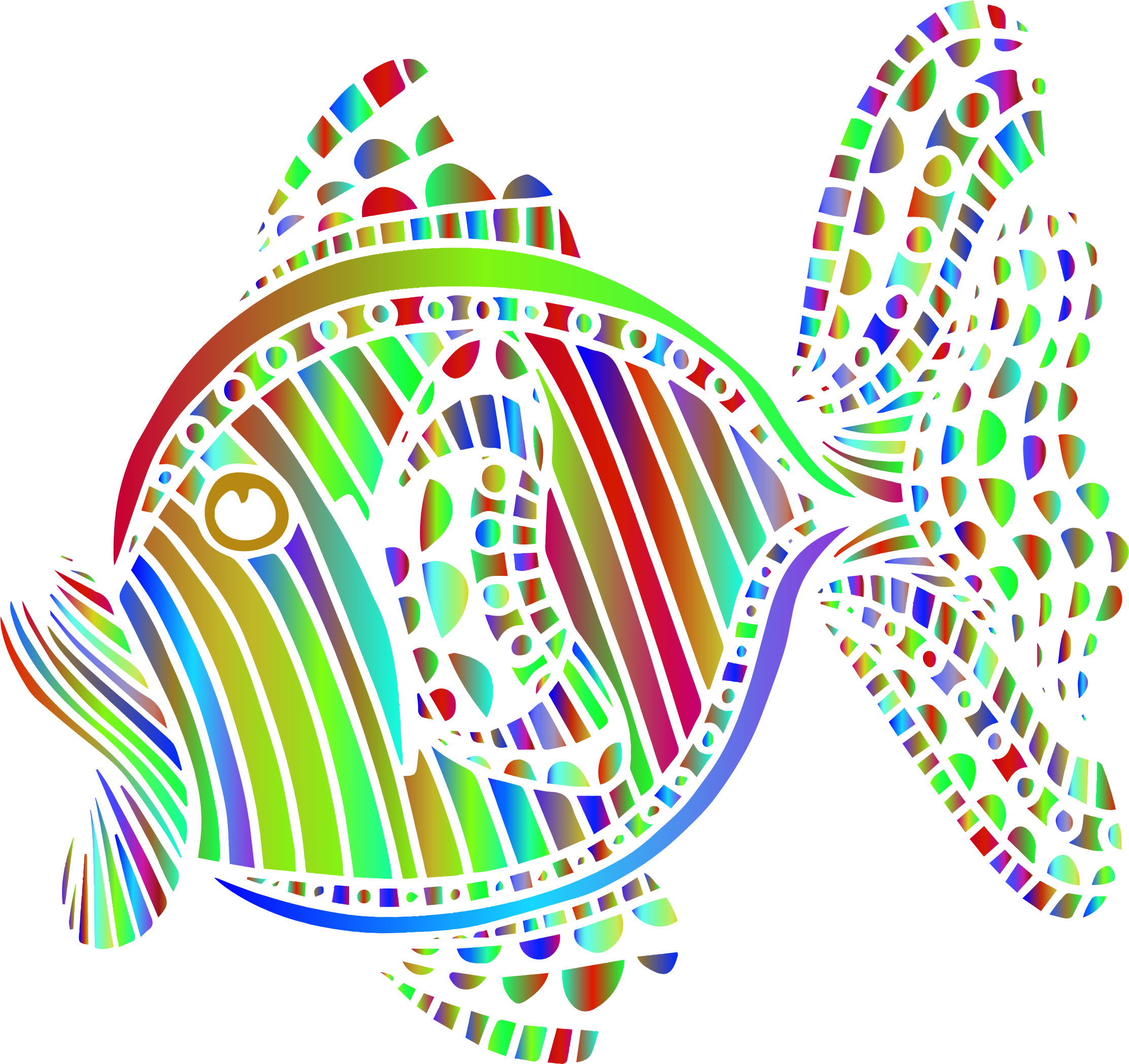 Colorful Fish Icons Png Free And Downloads - Line Drawing Fish Abstract ...