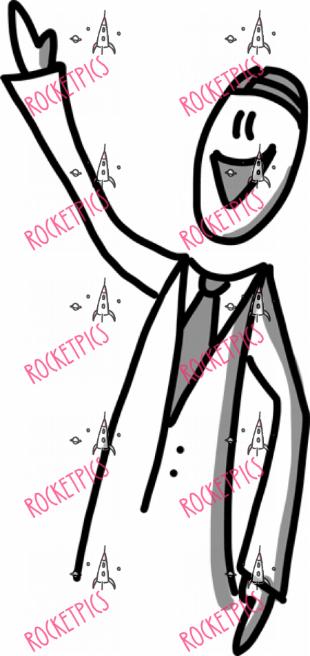 Young Man Waving Clipart - Large Size Png Image - PikPng