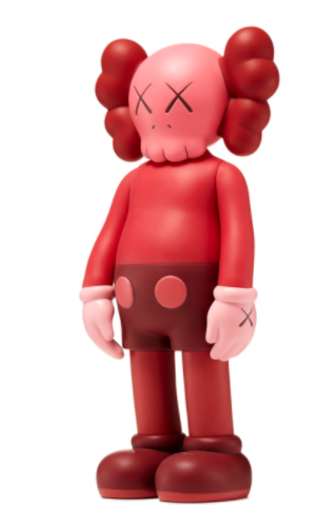 Kaws Companion Blush - Kaws Companion Red Clipart - Large Size Png ...