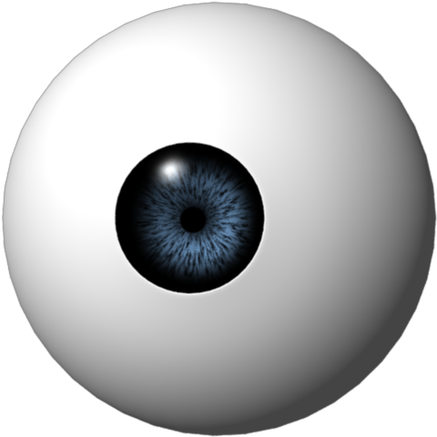 This Is A Pixar Style Eyeball I Created In Maya - Circle Clipart ...