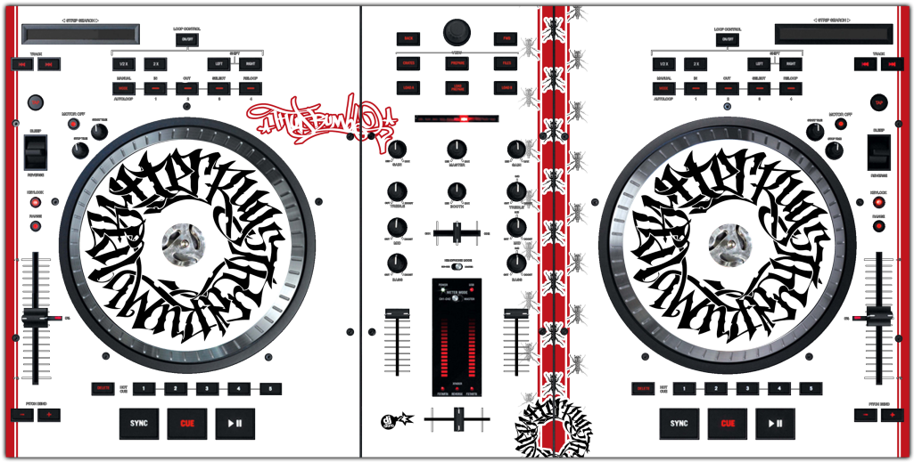 Numark Ns7 Skin Clipart - Large Size Png Image - PikPng