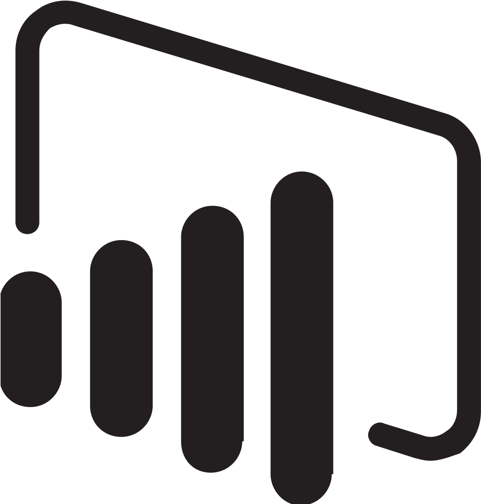 Download Power Bi Logo Black - Power Bi Logo Png Clipart Png Download ...