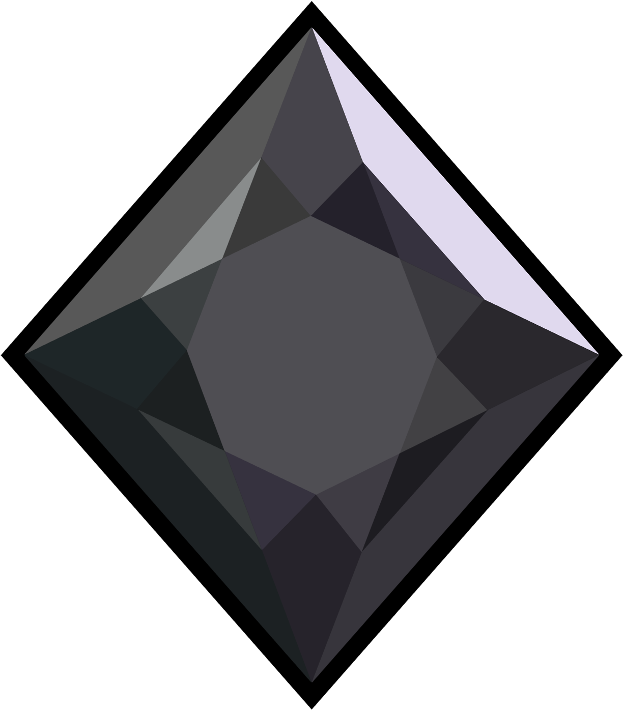 Black Diamond Png - Steven Universe Black Diamond Gem Clipart - Large ...