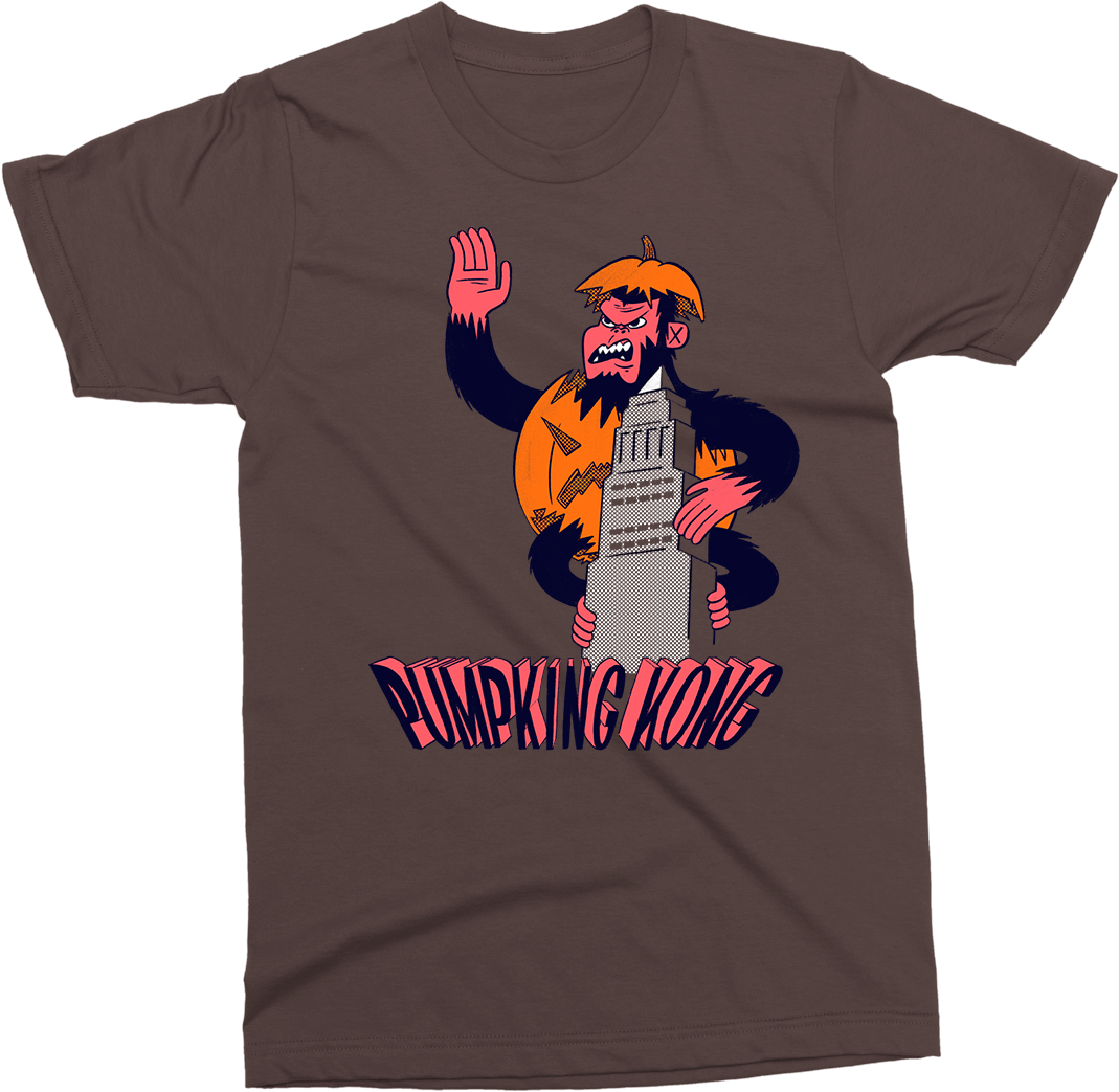 Pumpkin King Kong - Amped Vbs Shirt Clipart - Large Size Png Image - PikPng