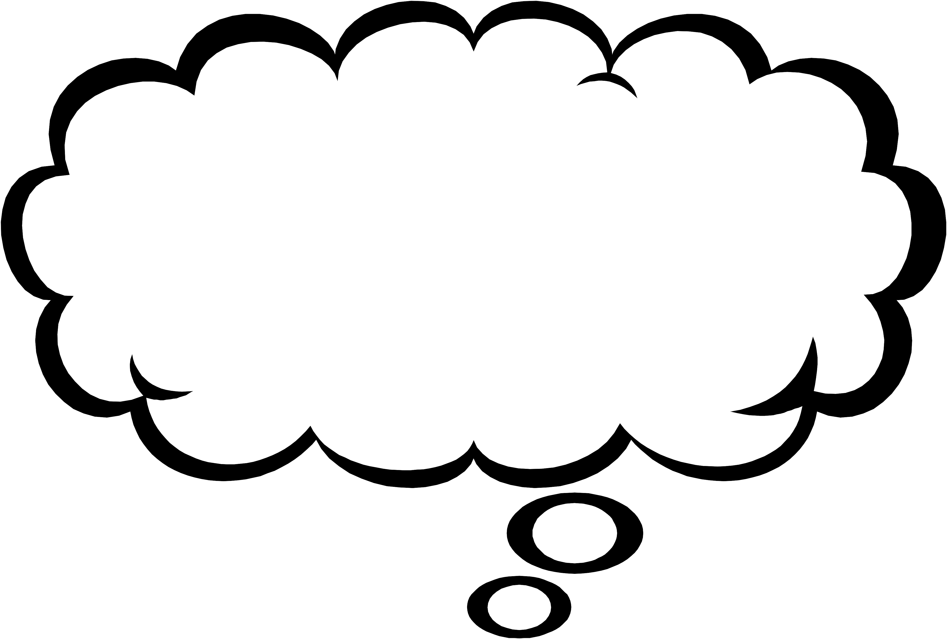 Printable Thought Bubbles