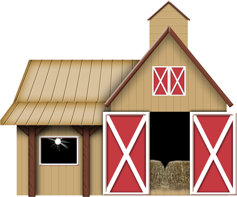 Country Farm House Clip Art