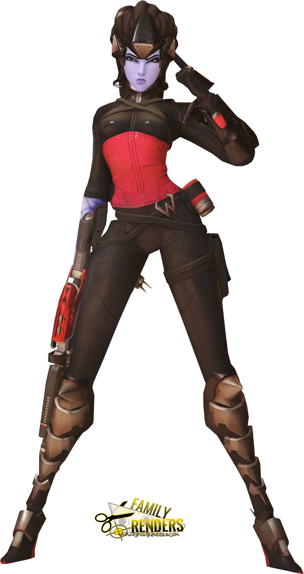 Widowmaker Render Clipart - Large Size Png Image - PikPng