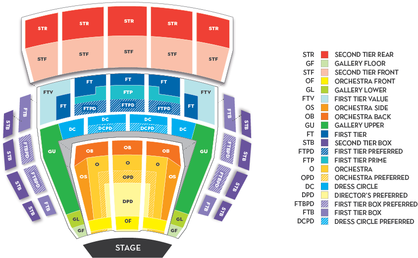 Texas Ballet Theater Seating Chart