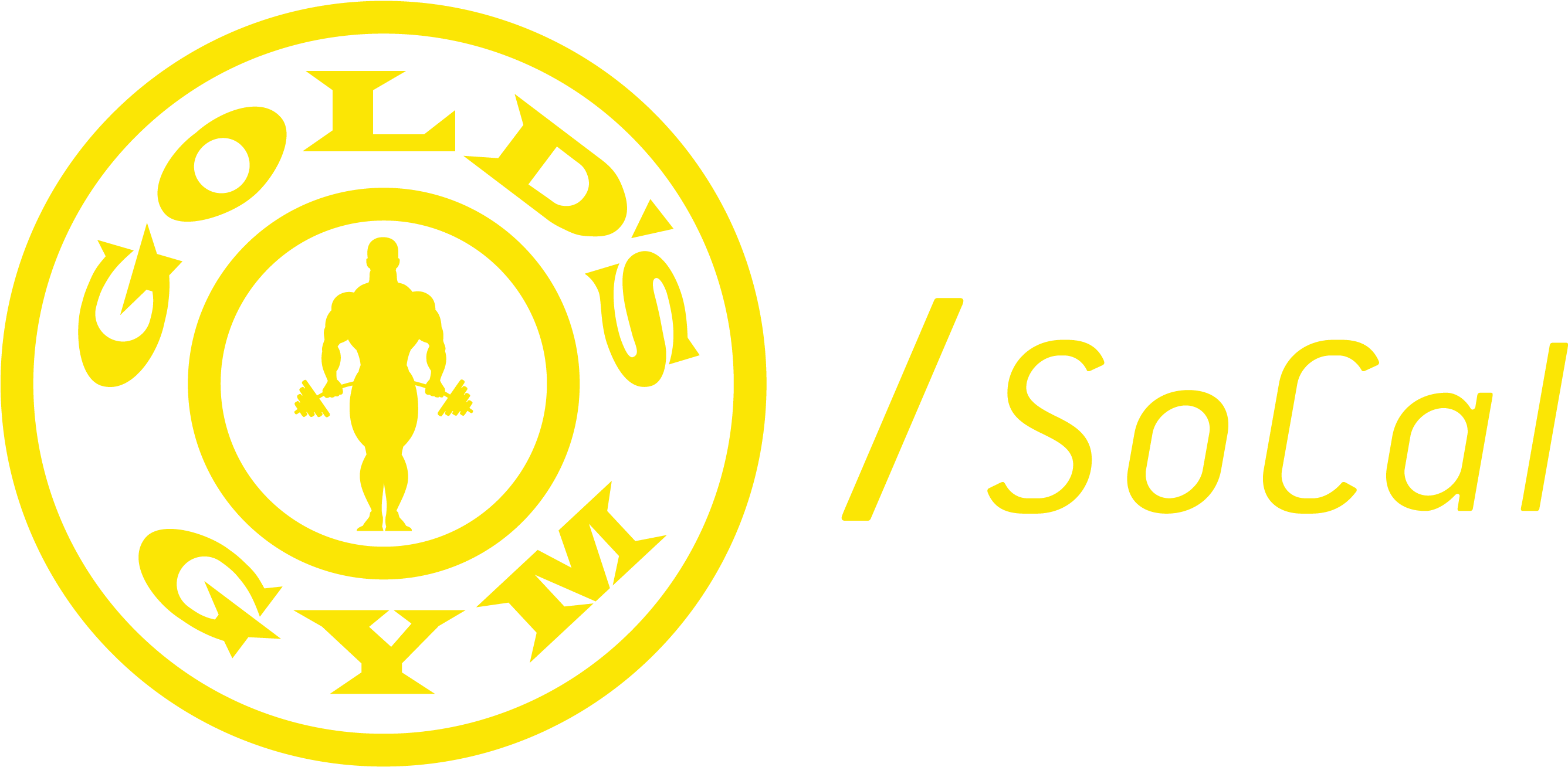 Ggsc Logos Yellow - Gold's Gym Socal Logo Clipart - Large Size Png ...
