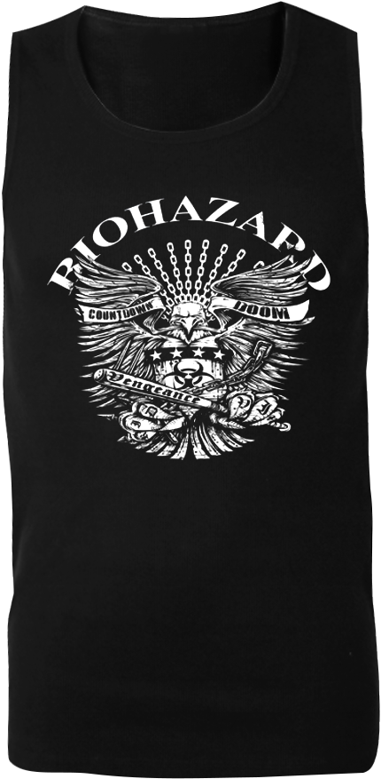 Biohazard "eagle" Tank Shirt - Active Tank Clipart - Large Size Png ...