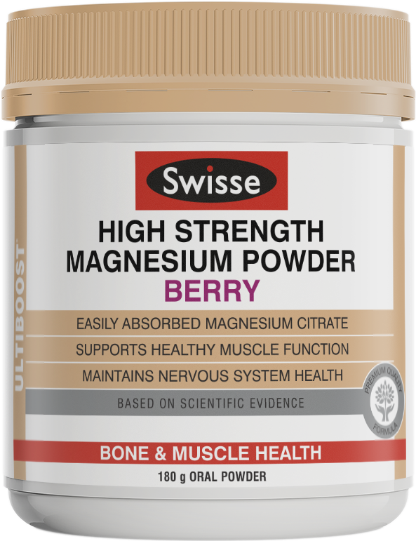 Swisse Ultiboost High Strength Magnesium Powder Berry Clipart - Large ...