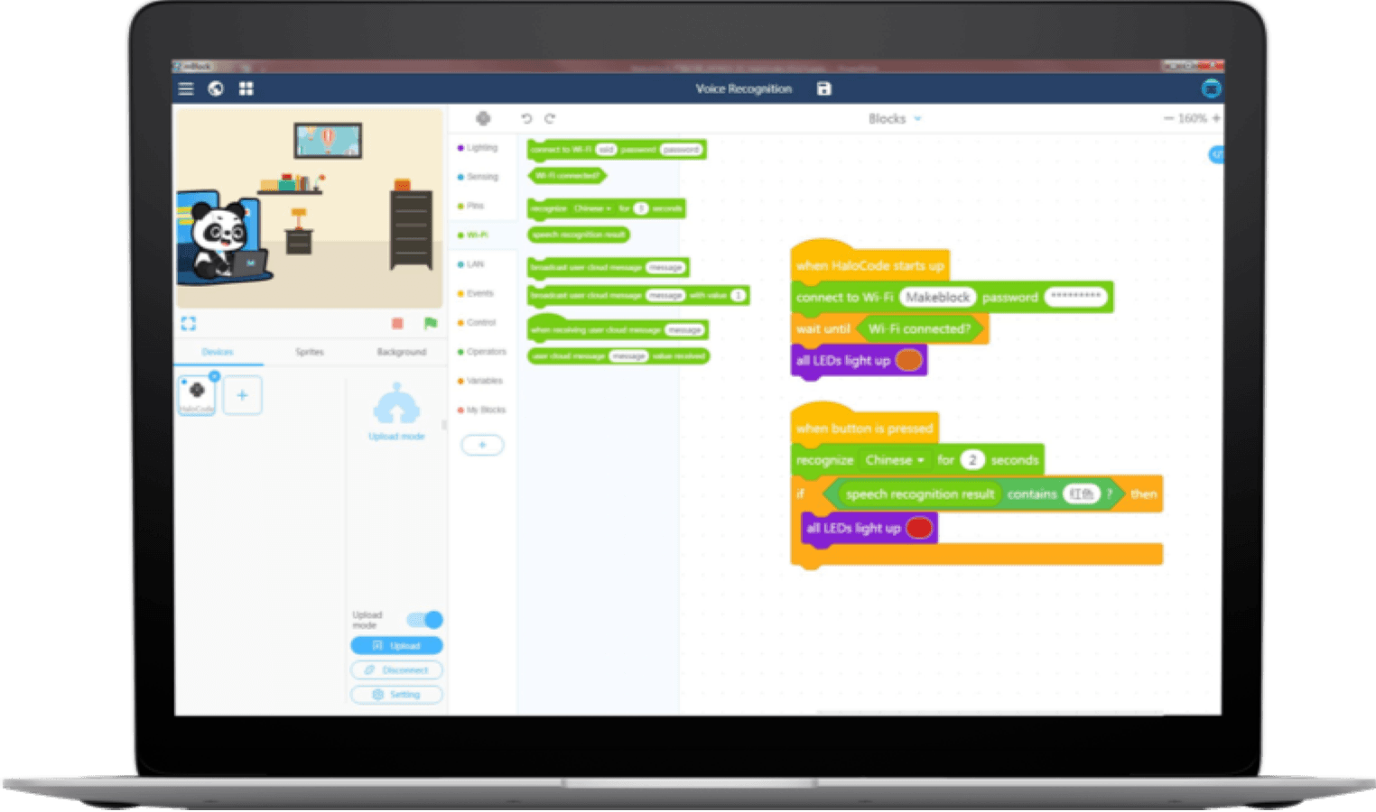 Students Can Drag And Drop The Command Blocks To Code, - Mblock 5 ...