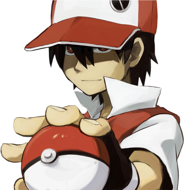 Download Poke Trainer 444 Kb - Pokemon Trainer Red Clipart Png Download ...