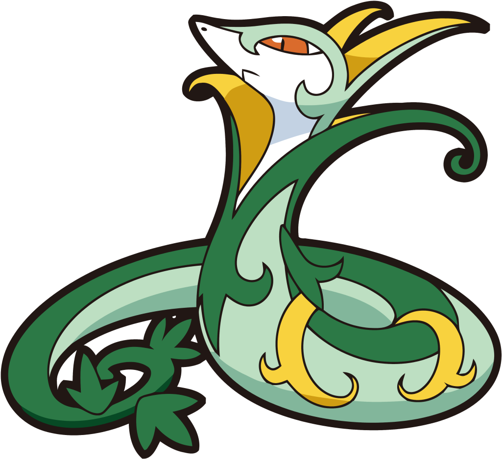 212 Kb Png - Green Yellow Snake Pokemon Clipart - Large Size Png Image ...
