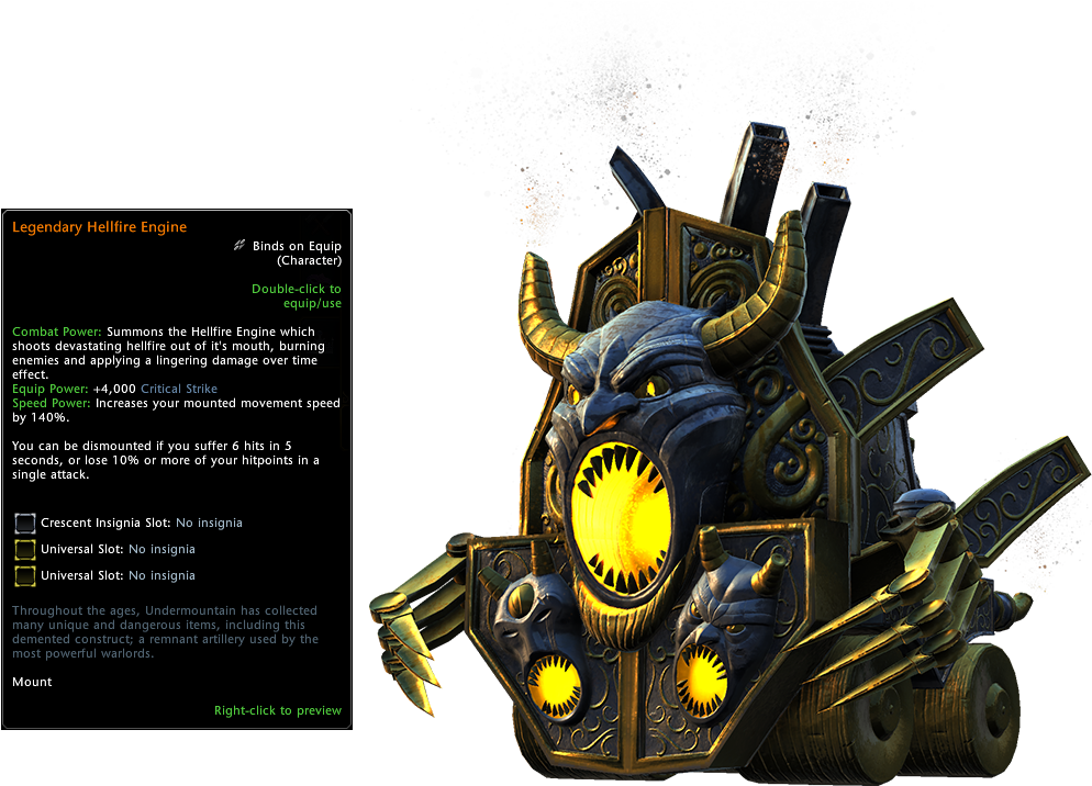 Legendary Hellfire Engine Mount - Revolver Clipart - Large Size Png ...