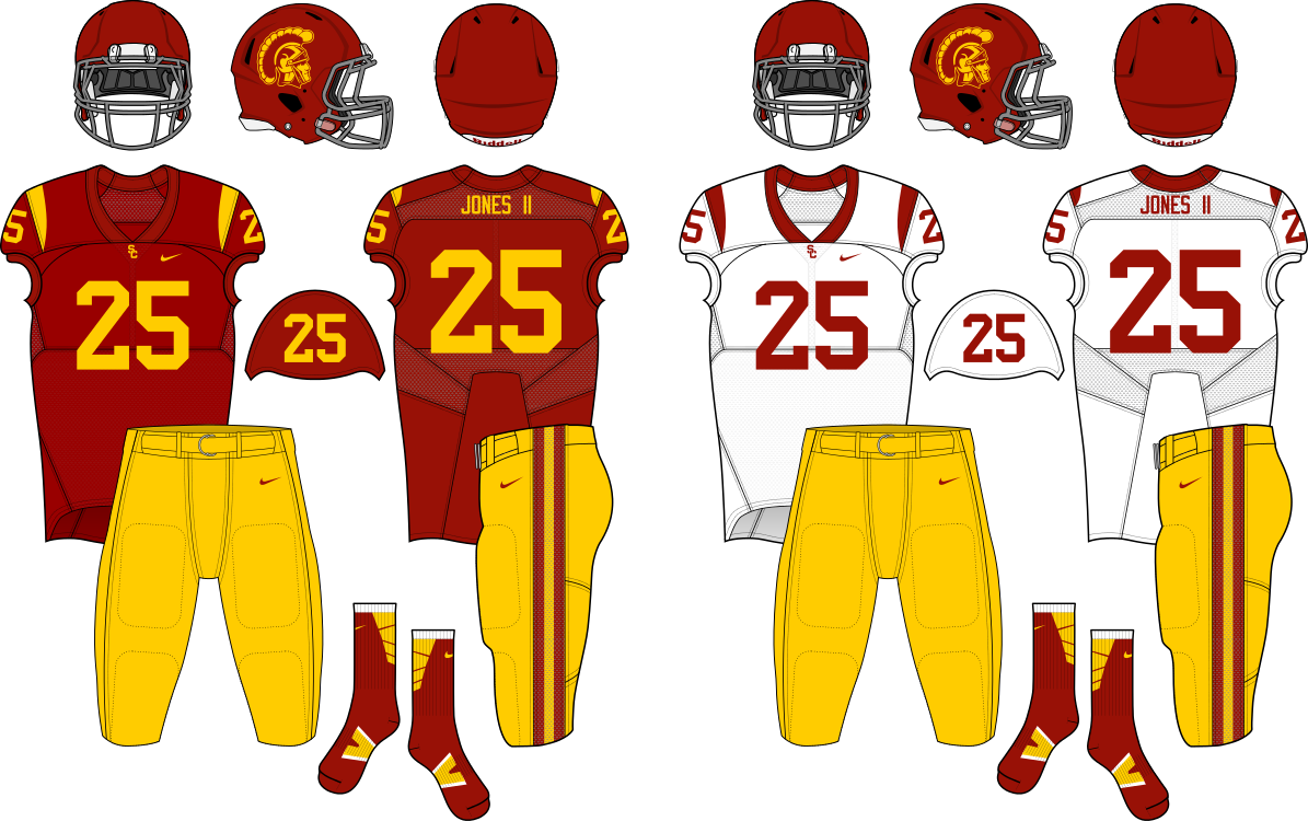 Usc Trojans - American Football Clipart - Large Size Png Image - PikPng