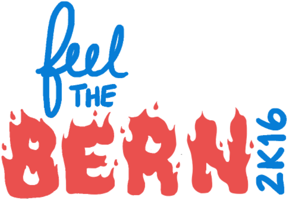 Feel The Bern - Feel The Bern Logo Clipart - Large Size Png Image - PikPng