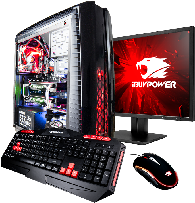 Ibuypower Gaming Desktop Clipart - Large Size Png Image - PikPng