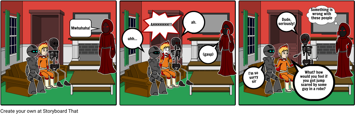 Jump Scare - Cartoon Clipart - Large Size Png Image - PikPng