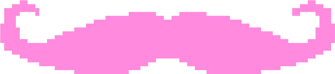 Pink Mustache - Graphics Clipart - Large Size Png Image - PikPng