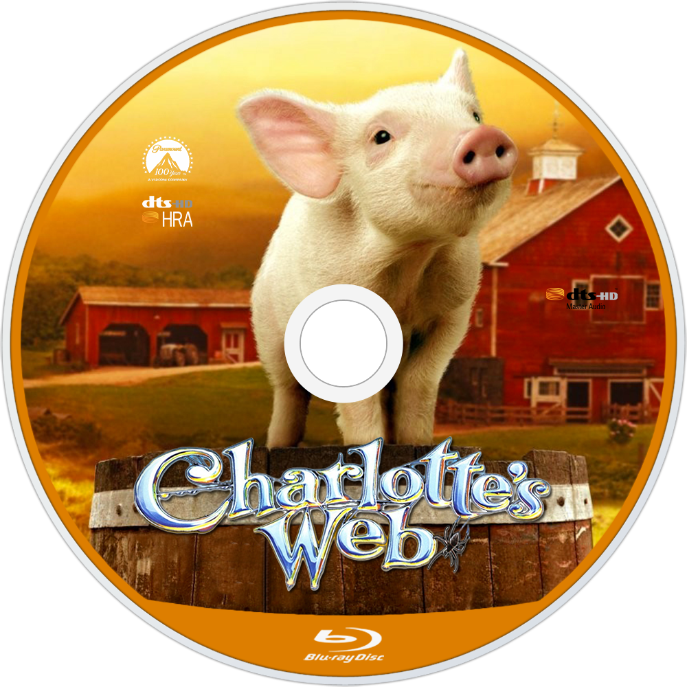 Charlotte's Web Bluray Disc Image - Charlotte's Web Clipart - Large ...