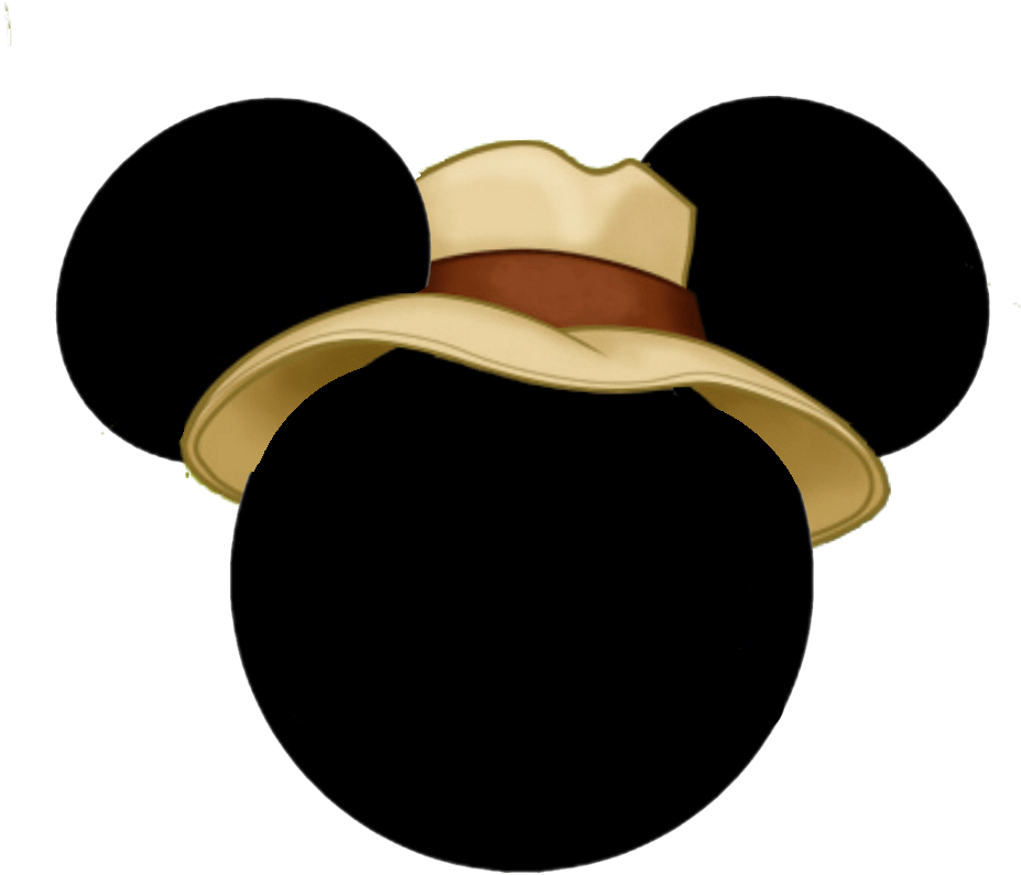 Safari Mickey Mouse Head - Cara De Mickey Safari Clipart - Large Size ...