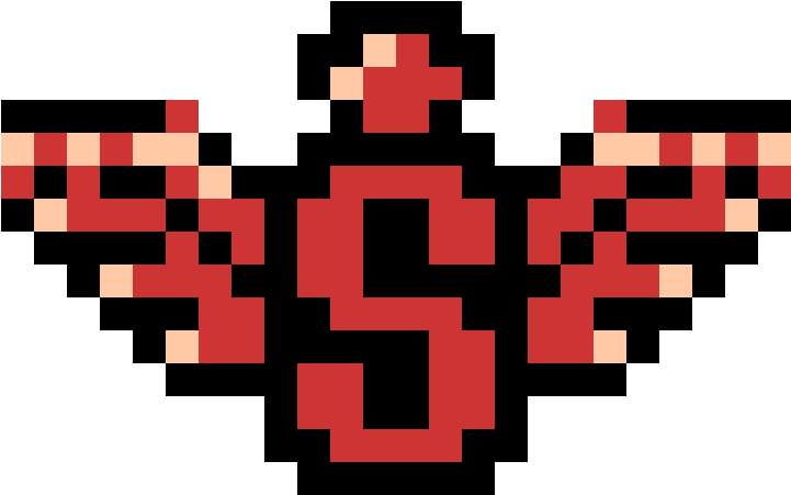 Contra Spread Pixel Art Clipart - Large Size Png Image - PikPng