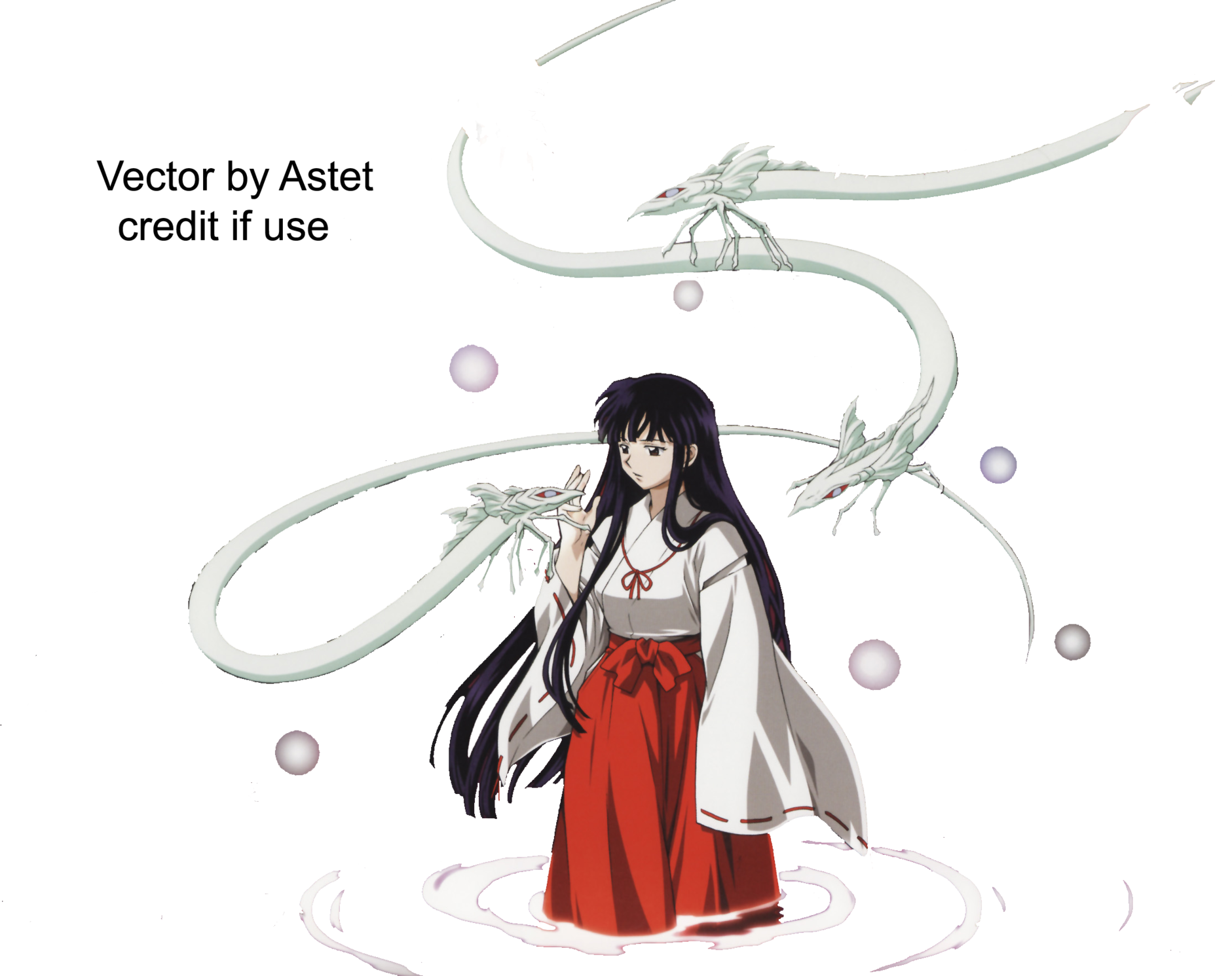 Kikyo Photo Kikyovectorcopy - Inuyasha Kikyo Png Clipart - Large Size ...