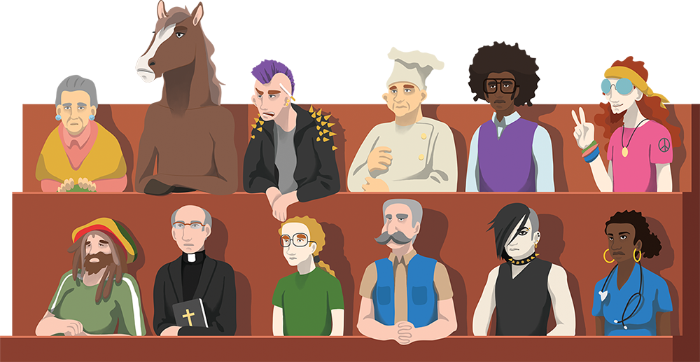 Jury Selection - Cartoon Clipart - Large Size Png Image - PikPng