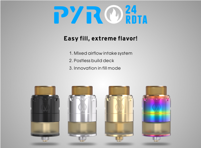 Download Vandy Vape Pyro Rdta Gold - Vandy Vape Pyro Rdta Uk Clipart ...