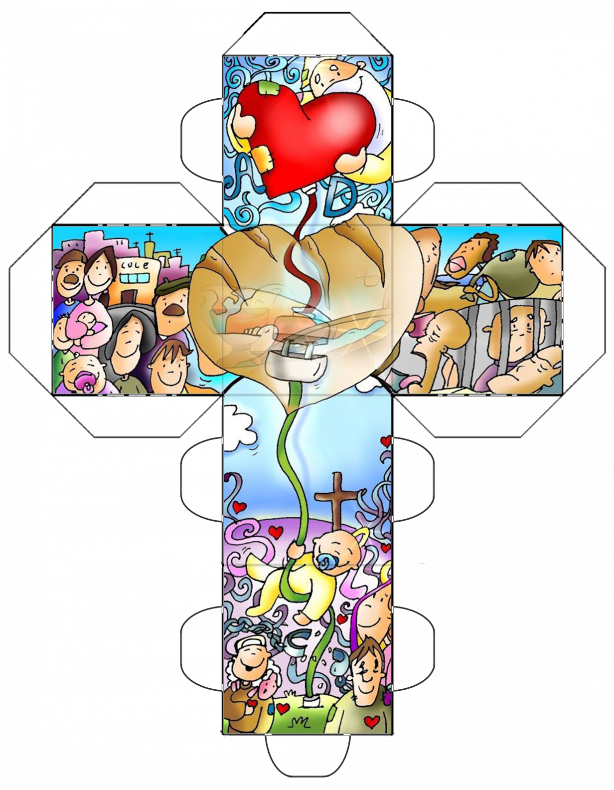 Cuaresma Y Pascua 2019 Provincia Marista - Dibujos De Fano Cruz Clipart ...