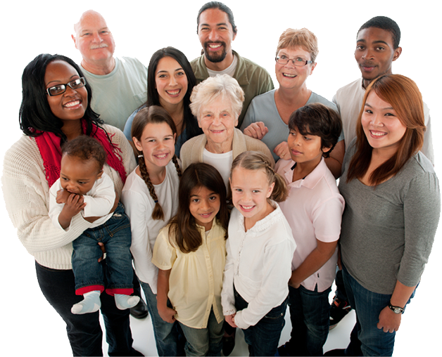 Ministries - Group Smiling People Clipart - Large Size Png Image - PikPng