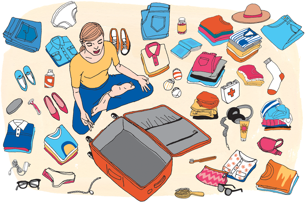Traveling Clipart Europe Travel - Packing For A Trip Cartoon - Png ...