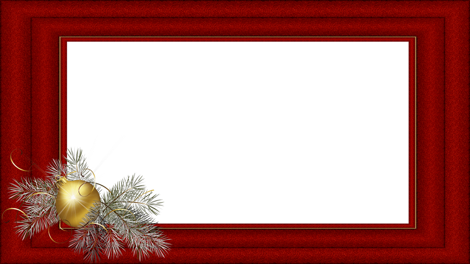 Molduras Natal - Picture Frame Clipart - Large Size Png Image - PikPng