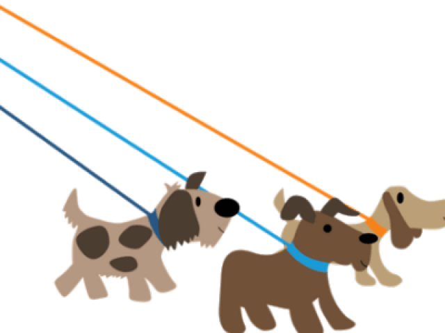Dog Walking Clipart - Png Download - Large Size Png Image - PikPng