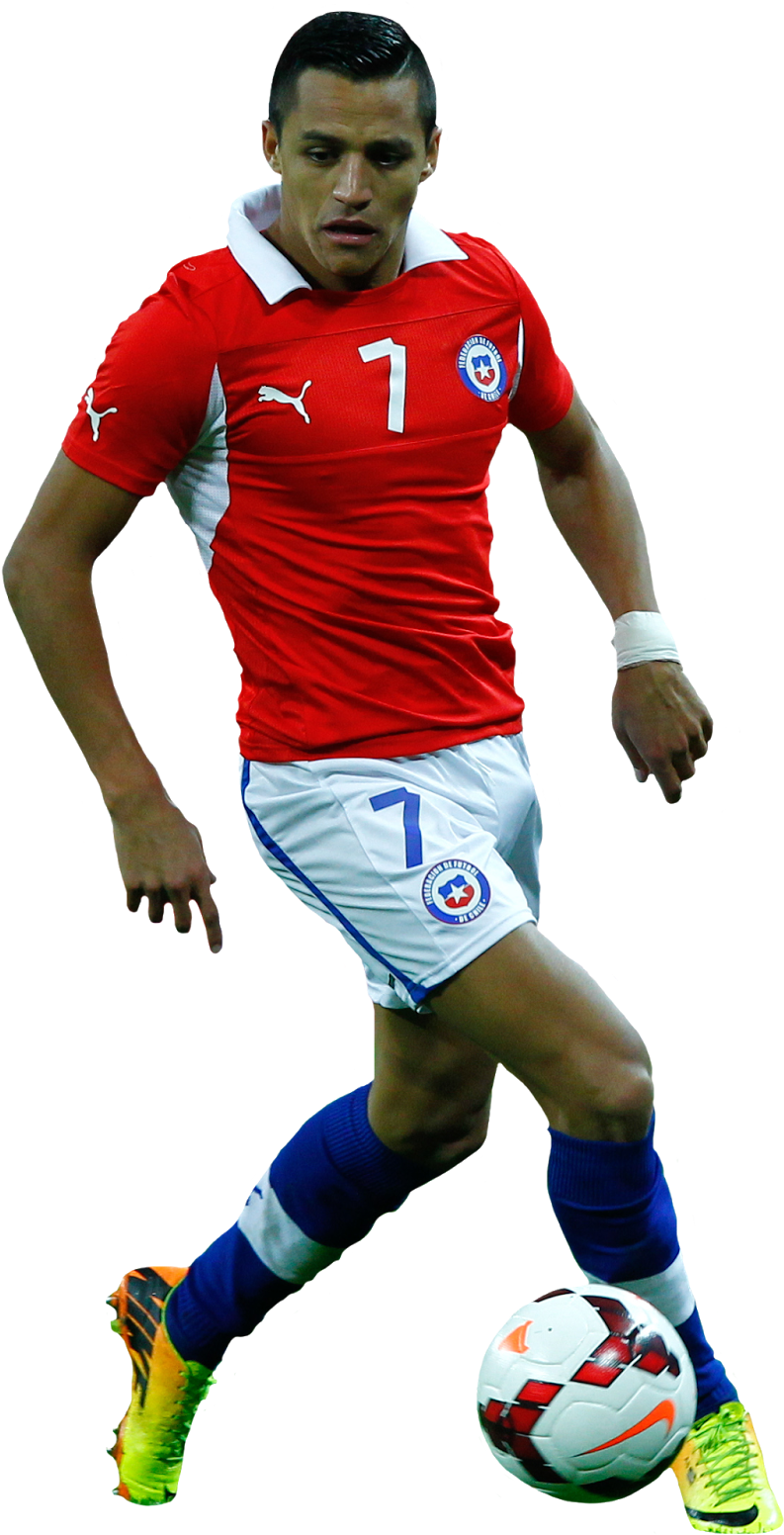 Alexis Sanchez - Chile - Alexis Sanchez Chile Png Clipart - Large Size ...