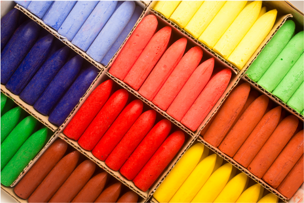 Crayon/chalk Combo Box - Art Clipart - Large Size Png Image - PikPng