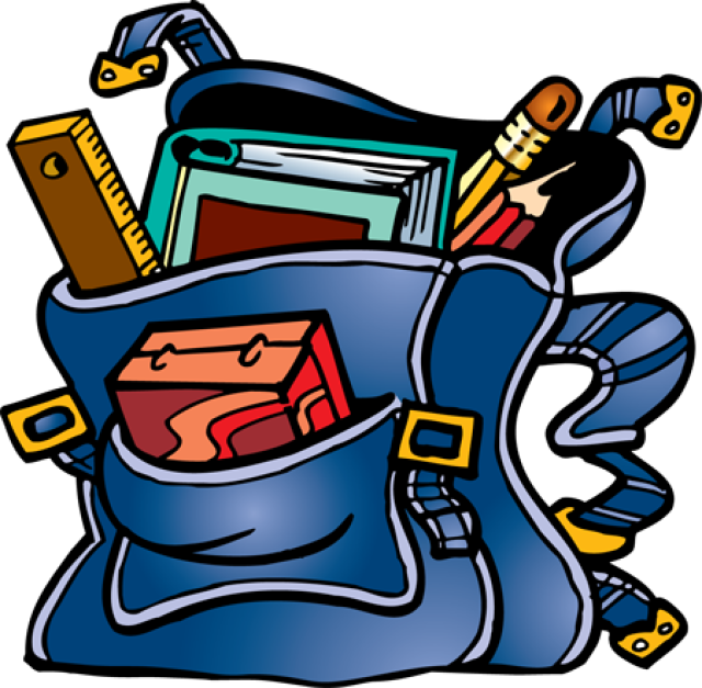 Free Book Bag Clipart Image - Book Bag Clipart - Png Download - Large ...