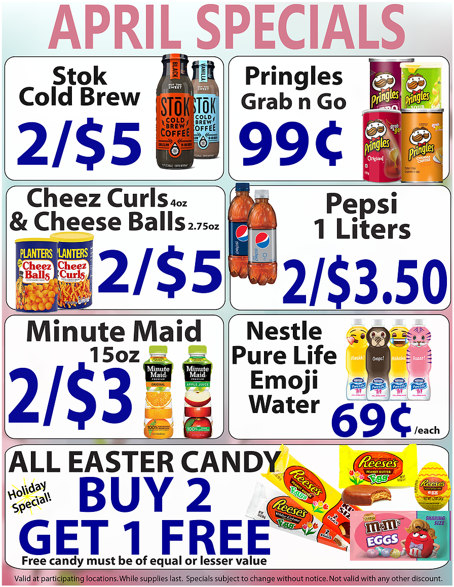 April Specials Clipart - Large Size Png Image - PikPng