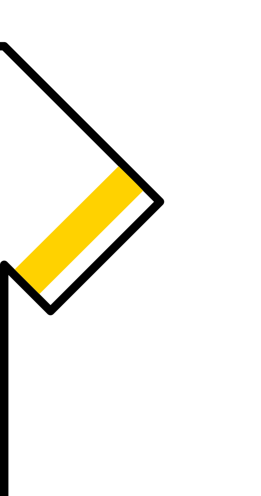 Kit Right Arm Gold Horizontal Stripe - Sign Clipart - Large Size Png ...