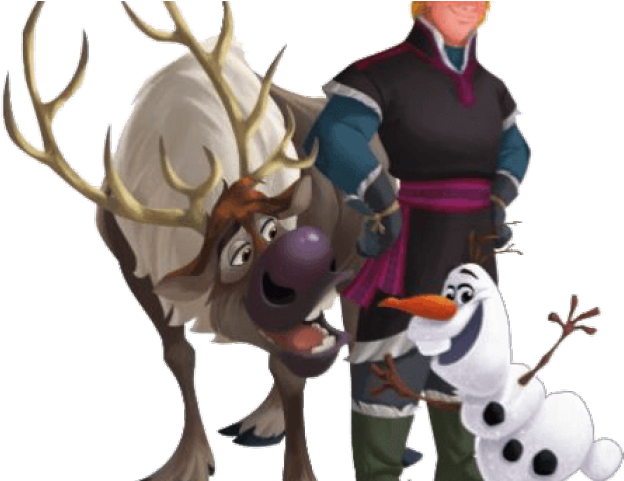 Kristoff And Sven Frozen Clipart - Large Size Png Image - PikPng