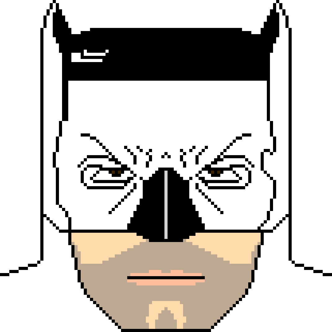 Batfleck V1 - Illustration Clipart - Large Size Png Image - PikPng