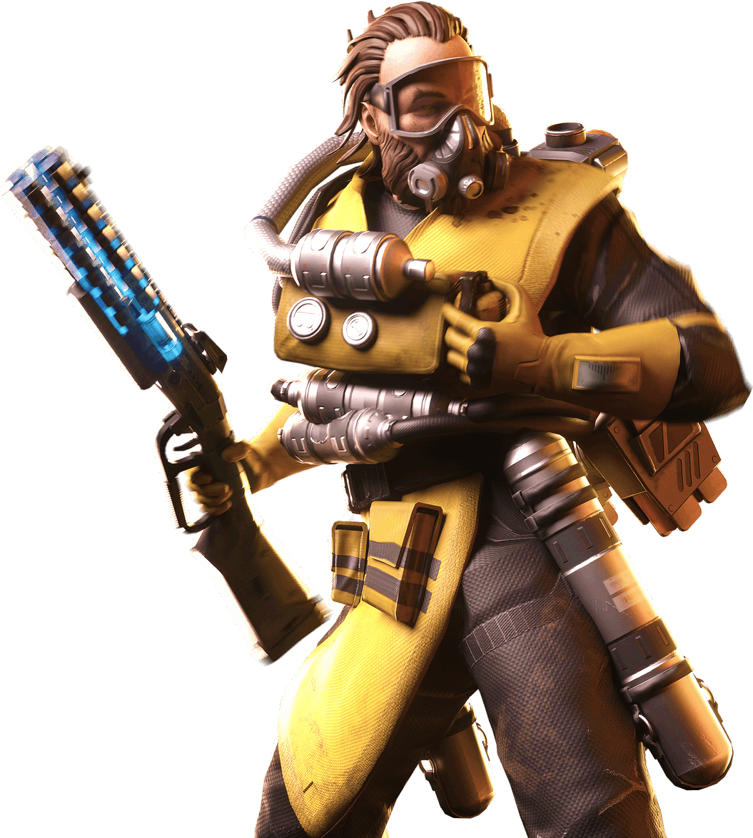 Download Christian - Caustic Apex Legends Clipart Png Download - PikPng