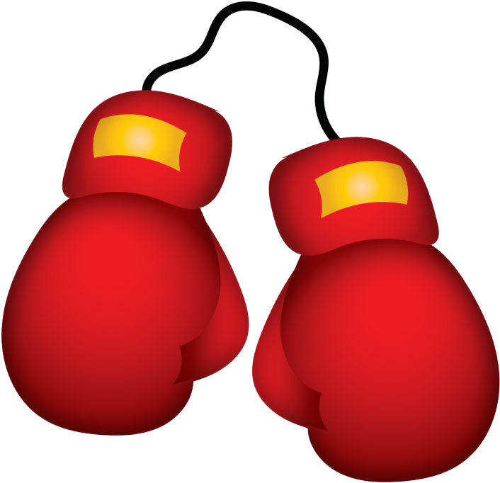 Emoji6 - Boxing Gloves Emoji Transparent Clipart - Large Size Png Image ...