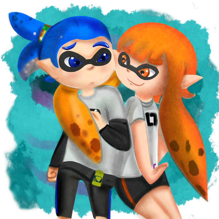 #inkling #octoling #one-shots #splatoon - Splatoon Inkling In Love ...