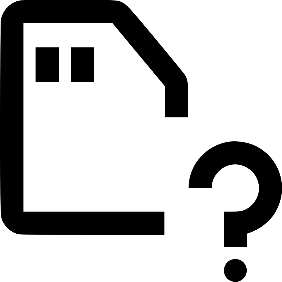Question Mark Comments Clipart - Large Size Png Image - PikPng