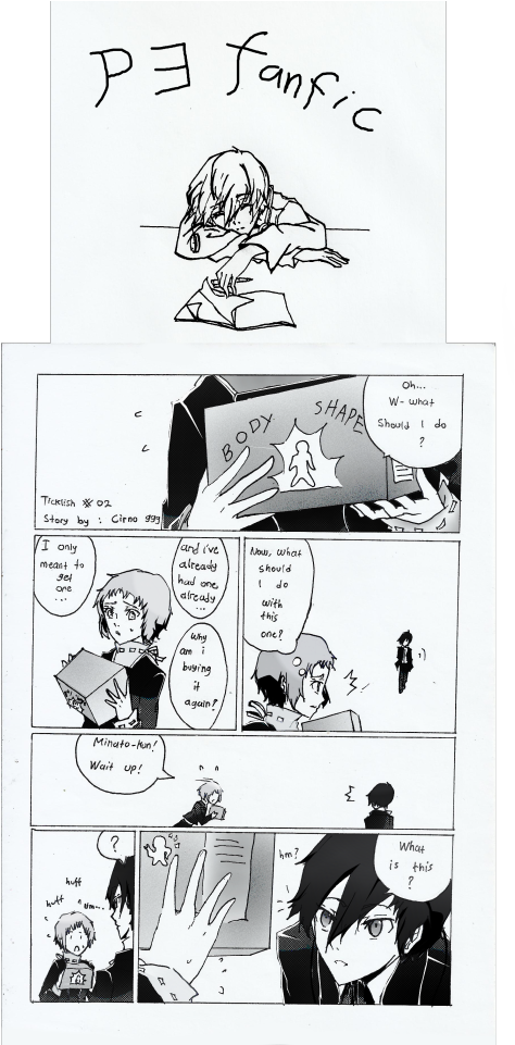 Ticklish - Persona 3 Fanfiction Minato Ticklish Clipart - Large Size ...