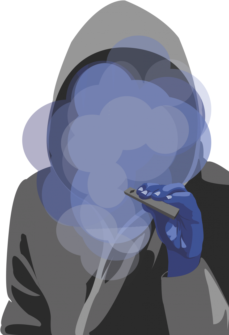 Central Times - Man Vaping Cartoon Clipart - Large Size Png Image - PikPng